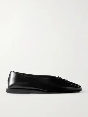 Women's Jil Sander Square Toe Flats