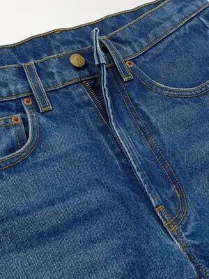 B Sides Relaxed Lasso Frayed Mid-rise Barrel-leg Jeans