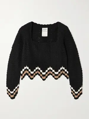 Escvdo Frill Knitwear For Women