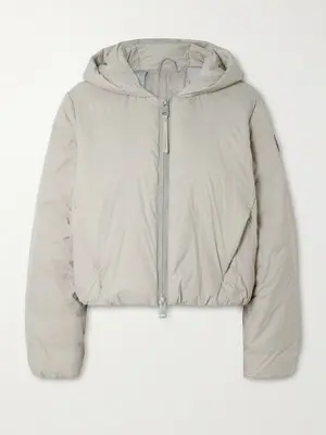 Canada Goose Elba Cropped Padded Jacket - Gray