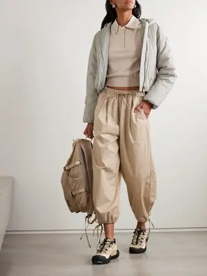 Canada Goose Elba Cropped Padded Jacket - Gray