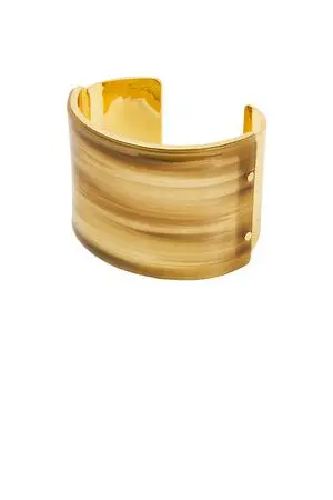 Demarson Primo Arm Cuff - Gold & Brown