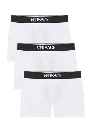 Versace 3 Pack Trunk In White - Optical White