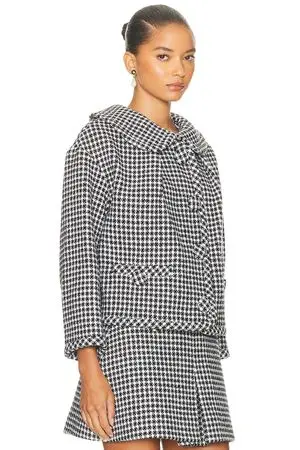 Marc Jacobs Gingham Tweed Jacket