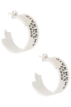 Givenchy Hoop Earrings - Antic Silvery