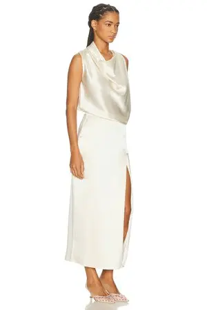 SEV Draped Midi Dress