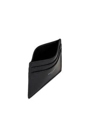 Saint Laurent Credit Card Case In Blue - Midnight Blue