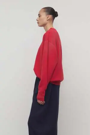 THE ROW Leora Cashmere Sweatshirt