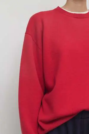 THE ROW Leora Cashmere Sweatshirt