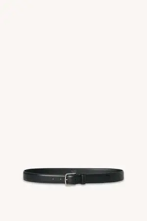 THE ROW Classic Leather Belt - Black