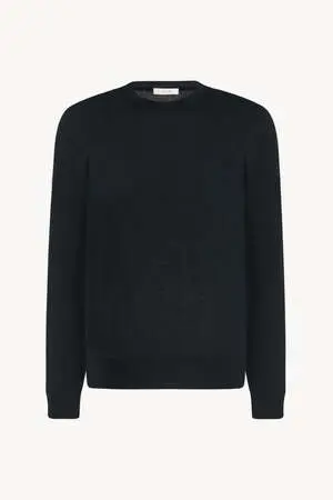 THE ROW Dioniso Cashmere Sweater - Black