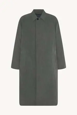 THE ROW Tarian Coat In Silk And Virgin Wool