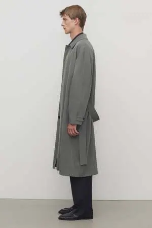 THE ROW Tarian Coat In Silk And Virgin Wool