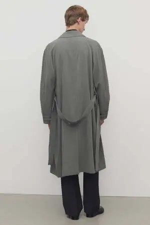 THE ROW Tarian Coat In Silk And Virgin Wool