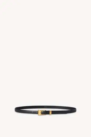 THE ROW Downtown Leather Belt - Black