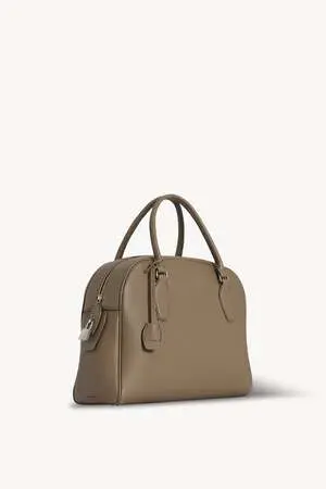 THE ROW India 12.00 Leather Bag - Smoked Taupe