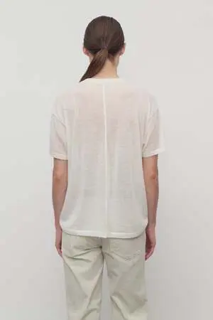 THE ROW Lila Top In Cashmere - Ivory