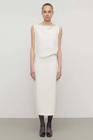 THE ROW Paran Silk Dress - White