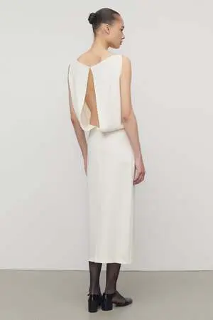THE ROW Paran Silk Dress - White