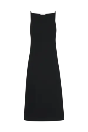 THE ROW Seraphina Silk Dress - Black