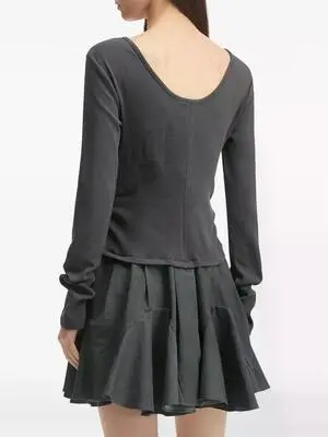 B+AB Long-sleeve Ruffled Dress