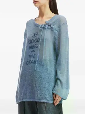 MINI CREAM Graphic Print Jumper