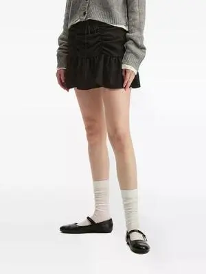 B+AB Mini Skirt With Ruffle Hem