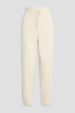 TOTEME Knitted Track Pants - Cream