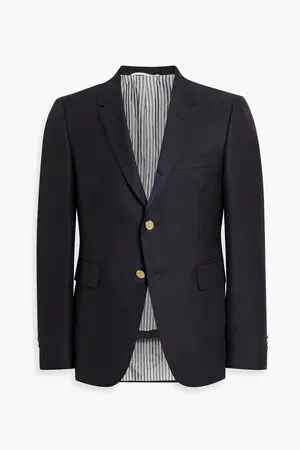 Thom Browne Grain De Poudre Wool And Mohairblend Blazer