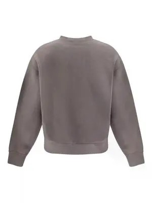 Palm Angels Teddy-applique Crew Neck Sweatshirt