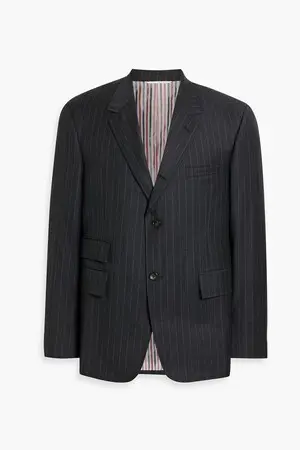 Thom Browne Pinstriped Wool Suit Jacket
