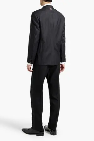 Thom Browne Pinstriped Wool Suit Jacket