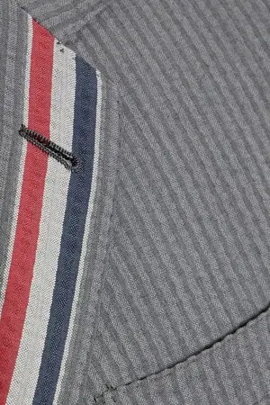 Thom Browne Striped Woolseersucker Blazer