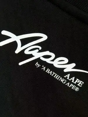 AAPE BY *A BATHING APE Embroidered Cardigan With Ribbed Trim