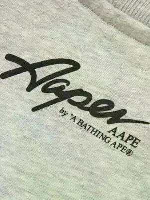AAPE BY *A BATHING APE Embroidered Monkey Buttoned Cardigan
