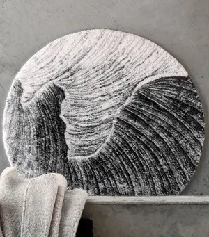 ABYSS & HABIDECOR Yoji Bath Mat - Silver