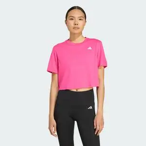 Adidas Train Essentials Boxy Workout Tee - Shock Pink