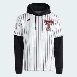 Adidas Texas Tech Red Raiders Baseball Hooded Jersey