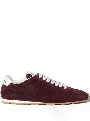 Miu Miu Plume Suede Sneakers