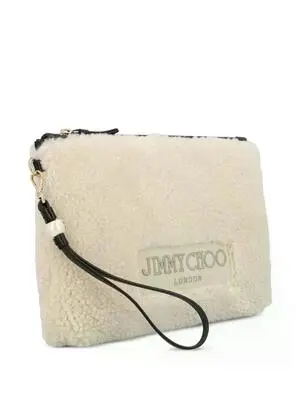 JIMMY CHOO Shearling Clutch