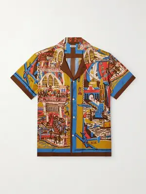 Men's Satin Camp Shirts