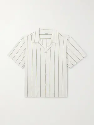 Bode Camp Collar Shirts For Men