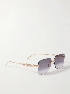 CARTIER Clash De Rimless Sunglasses
