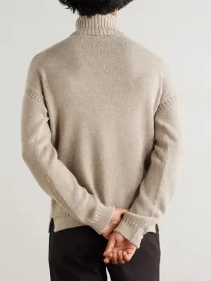 Loro Piana Cashmere Rollneck Sweater - Brown