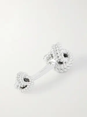 TOM FORD Knot 18-karat White Gold Cufflinks