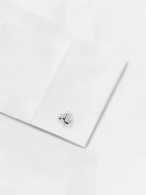 TOM FORD Knot 18-karat White Gold Cufflinks