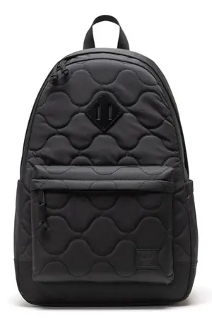 Herschel Supply Co. Heritage Quilted Backpack - Black