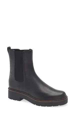 Nordstrom Darian Water Resistant Chelsea Boot - Black