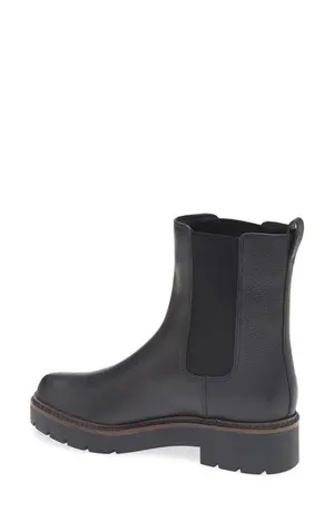 Nordstrom Darian Water Resistant Chelsea Boot - Black