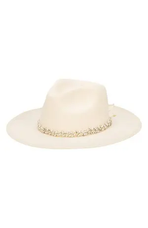 San Diego Hat Wool Felt Fedora - Ivory
